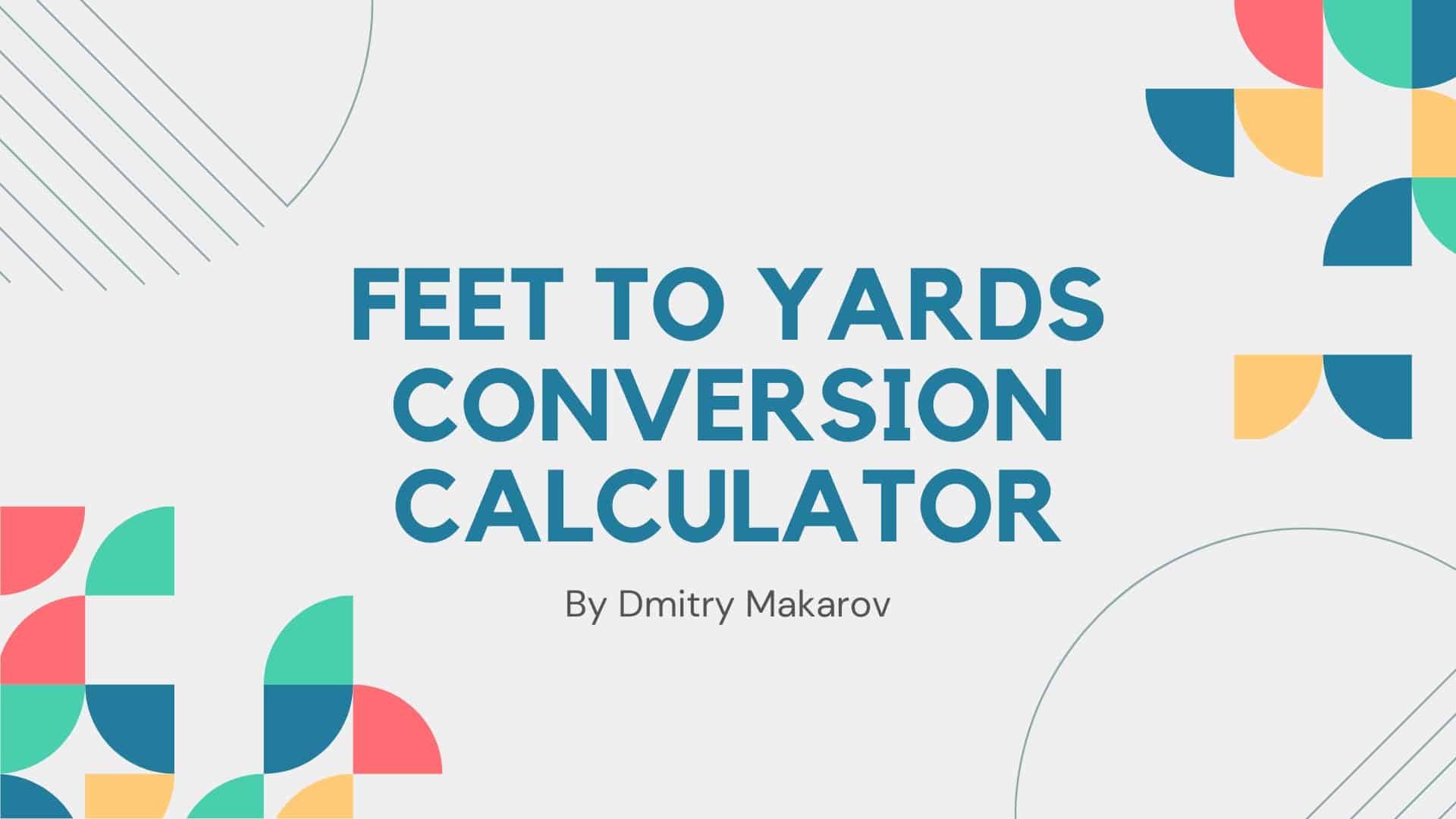 Easily Convert Feet To Yards With Our User Friendly Calculator FT To YD 